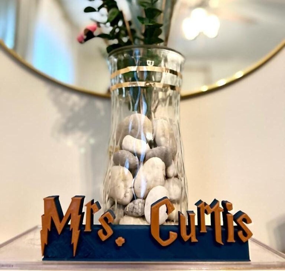 Custom Wizard Style Name Plate Personalized Gifts for - Etsy