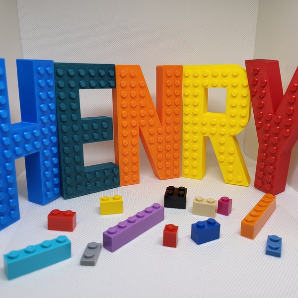 Legos Name Sign - Etsy