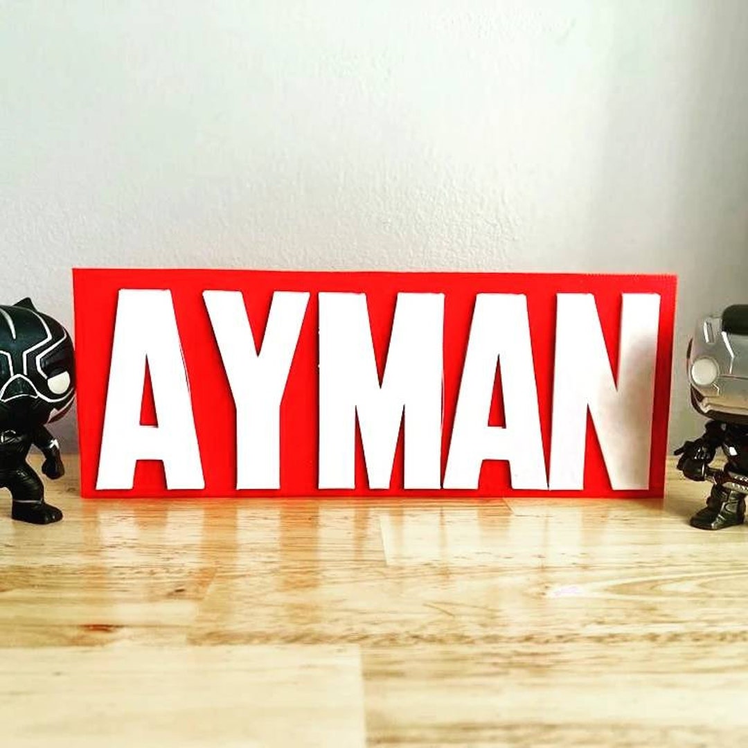 Personalized MARVEL Name Plate, Door Sign, Personalized Gifts for ...