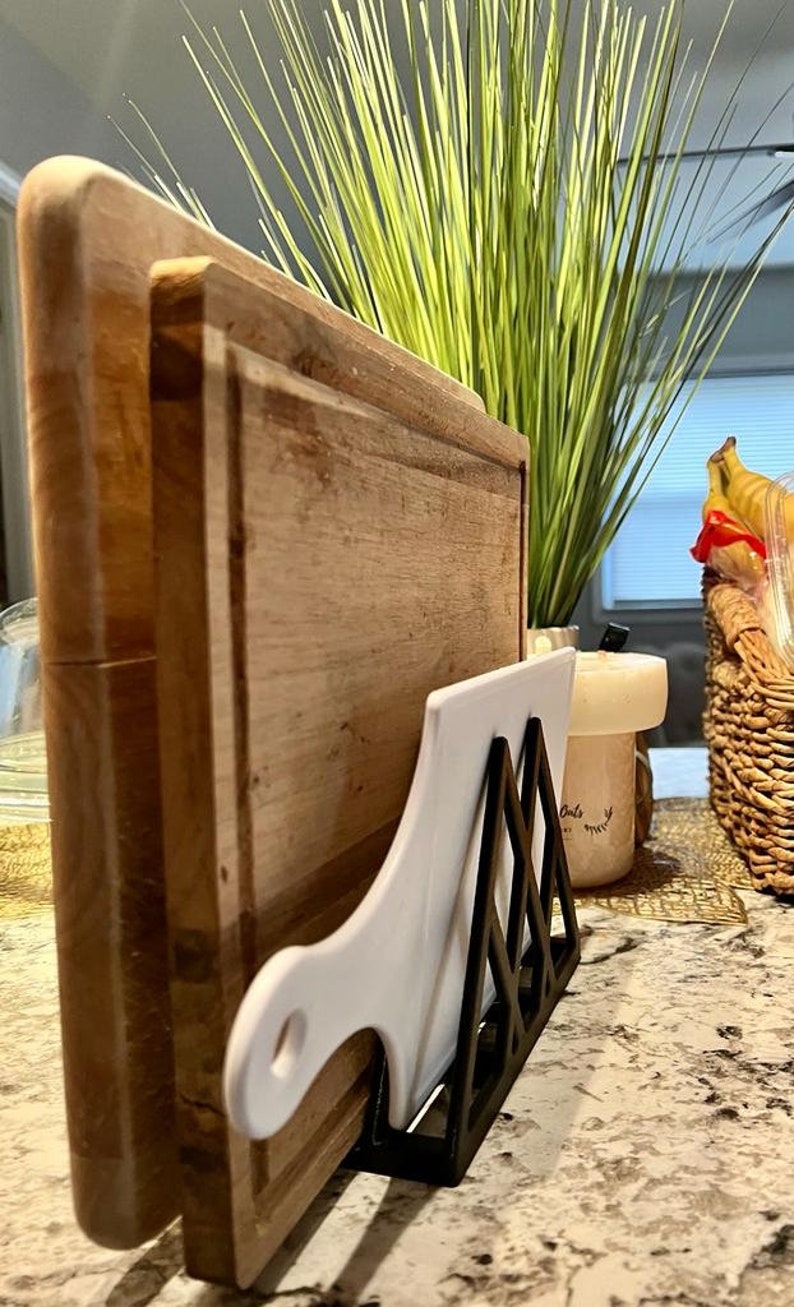 Cutting Board Rack Elegant Kitchen Organizer - Etsy