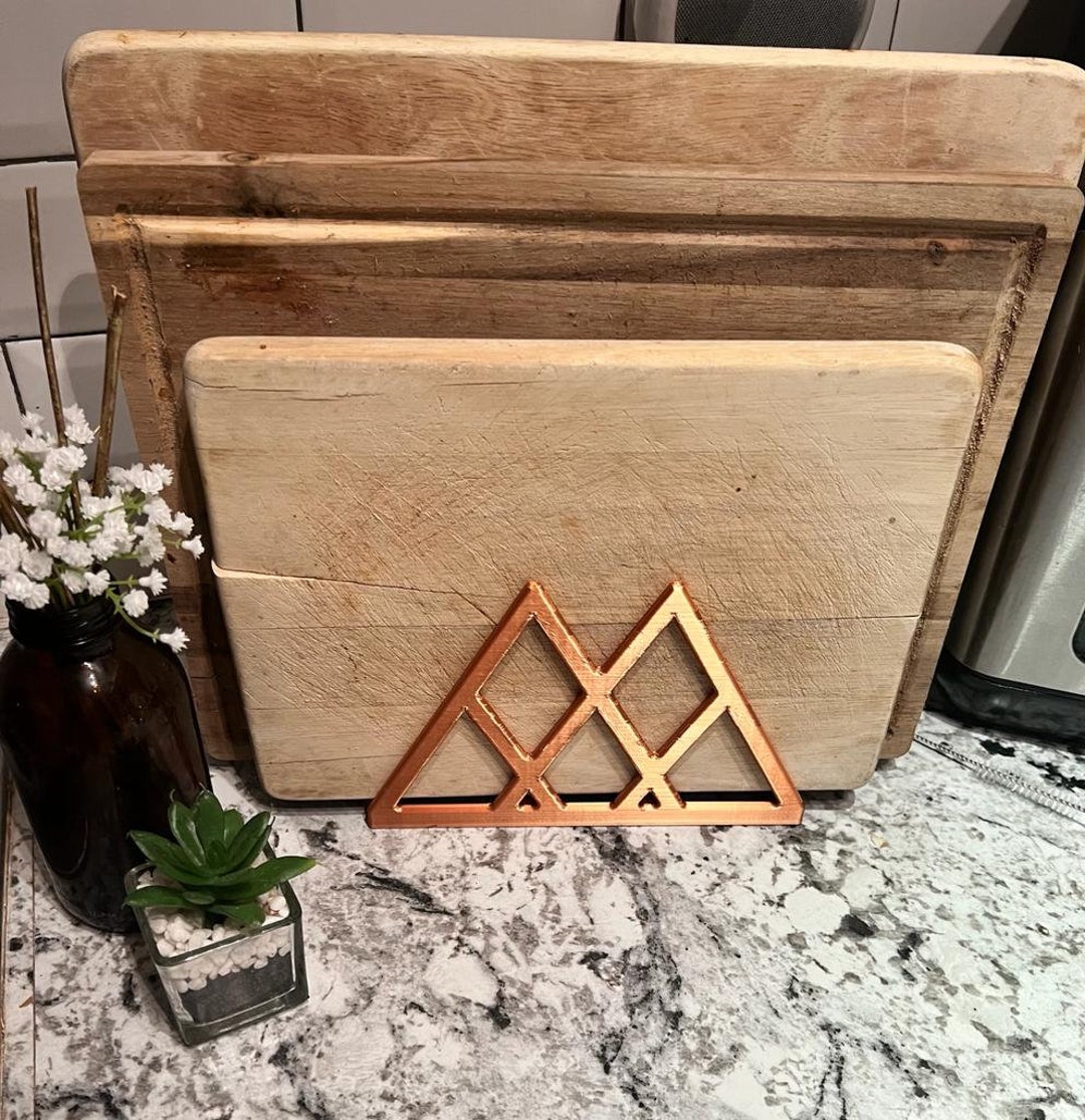 Cutting Board Rack Elegant Kitchen Organizer - Etsy