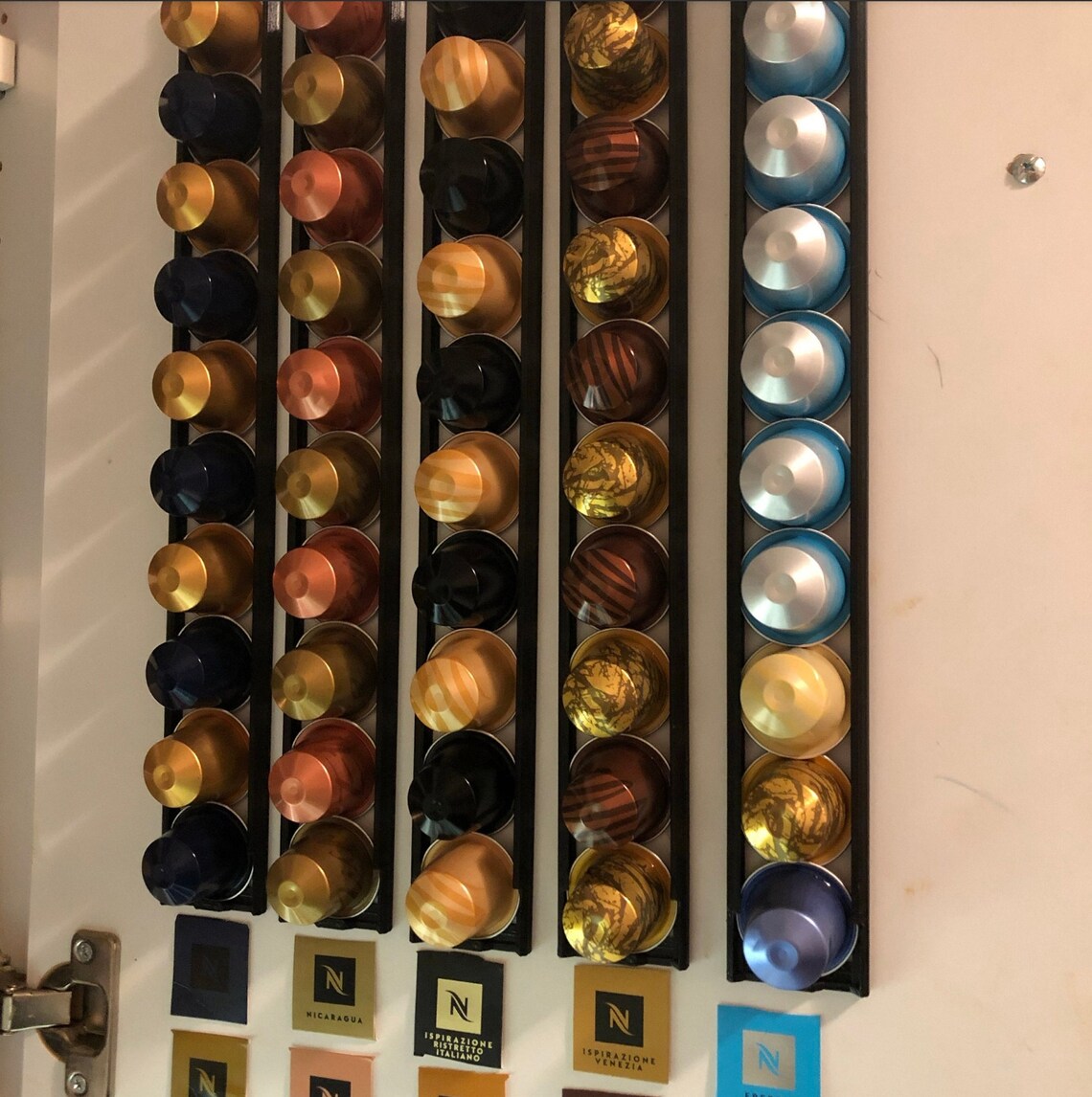 Nespresso Original Pod Holder Under Cabinet or Wall Mounted - Etsy