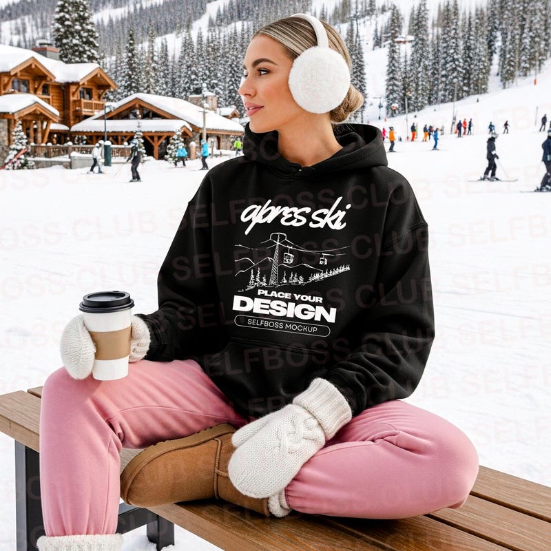 Black Red Winter Hoodie - Etsy