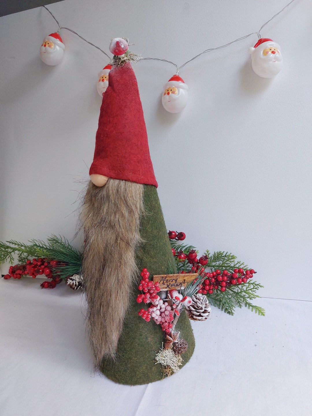 Personalized Big Nordic Gnome, Scandinavian Gnome, Christmas Gnome ...