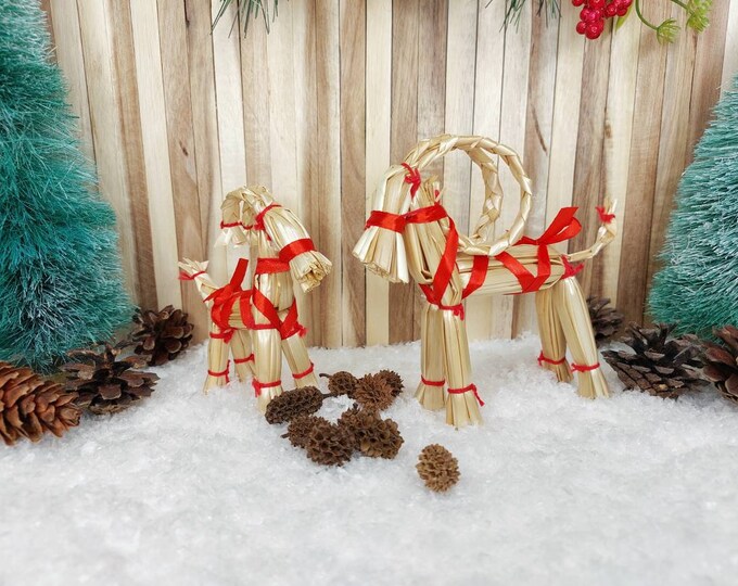 Nikkie's Felt Julbock yule Goat Christmas Ornament Red - Etsy