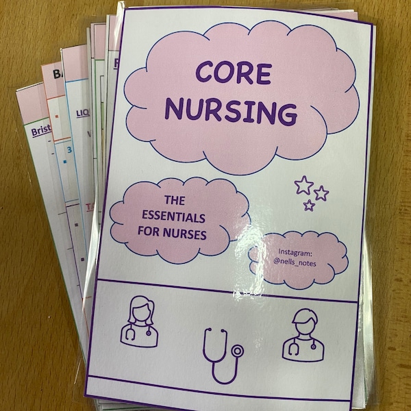 Nursing Flashcards - Etsy UK