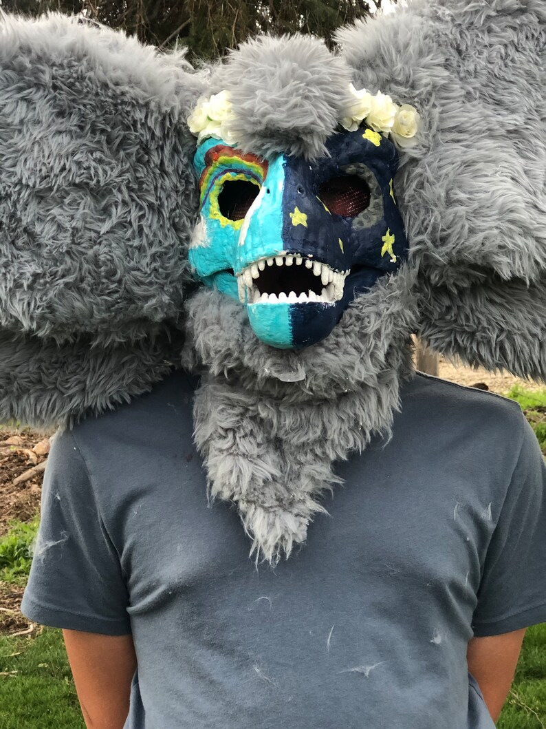 Day and Night Themed Dino Mask - Etsy