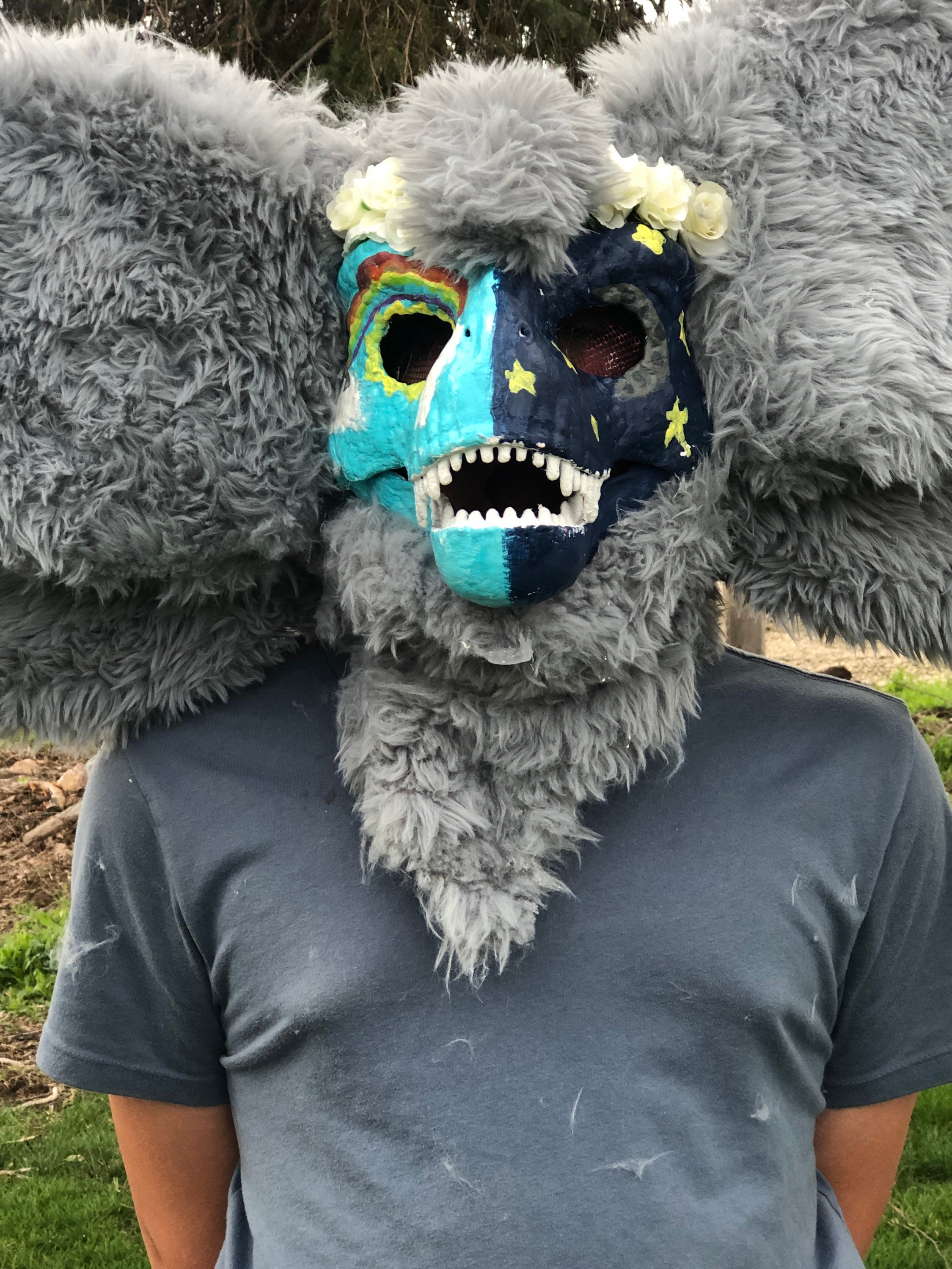 Day and Night Themed Dino Mask - Etsy