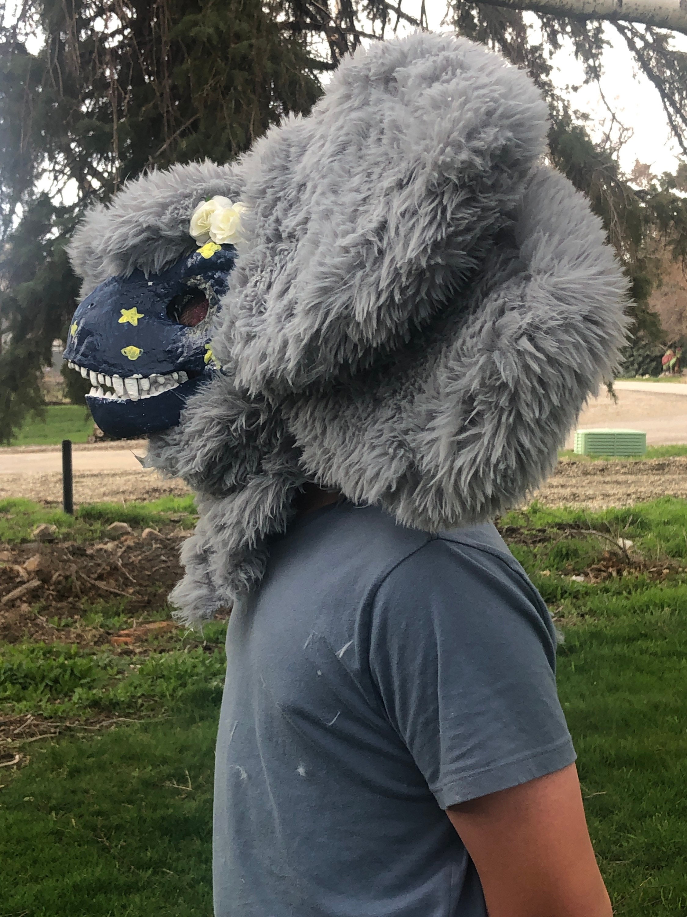 Day and Night Themed Dino Mask - Etsy