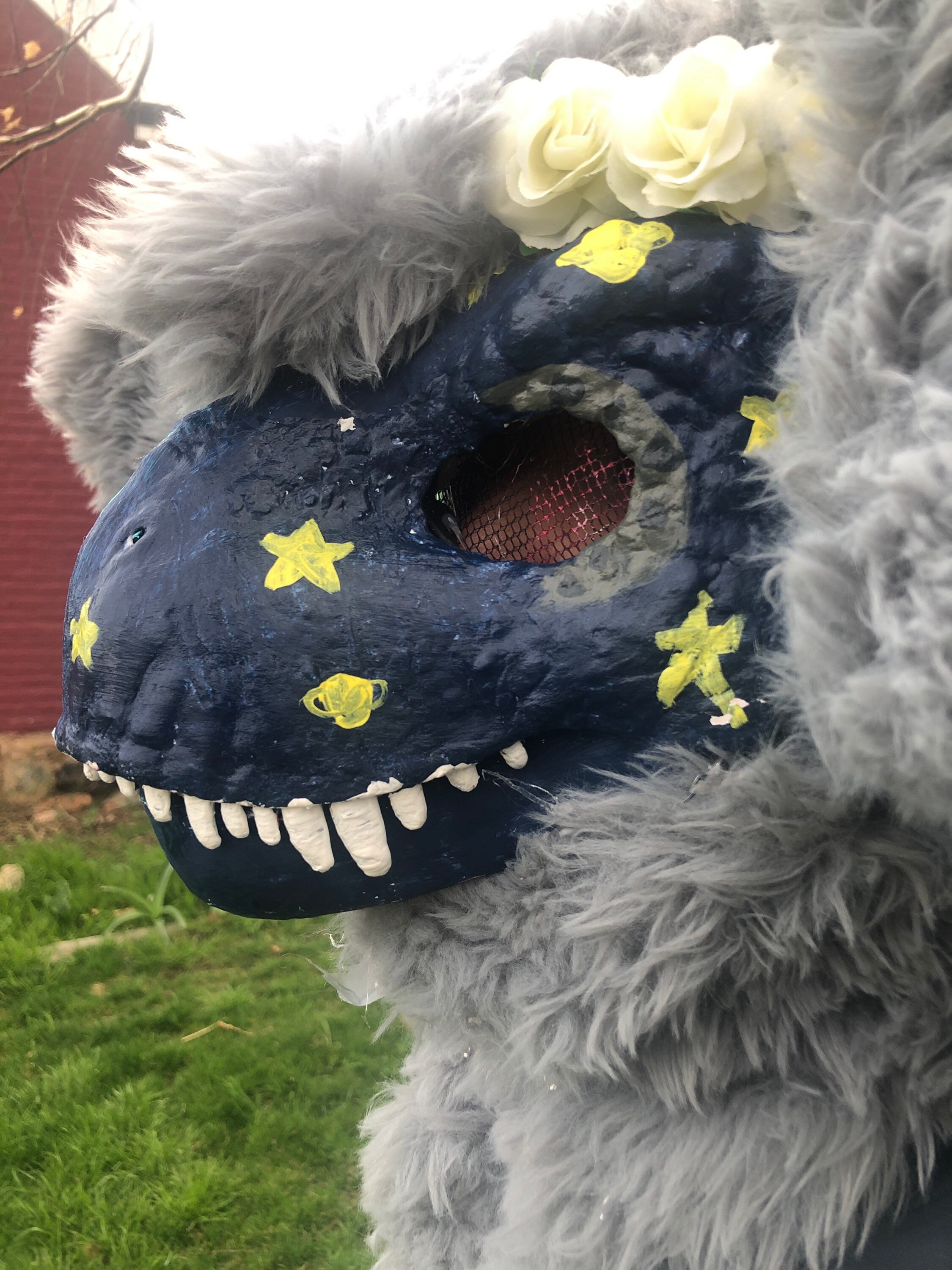 Day and Night Themed Dino Mask - Etsy