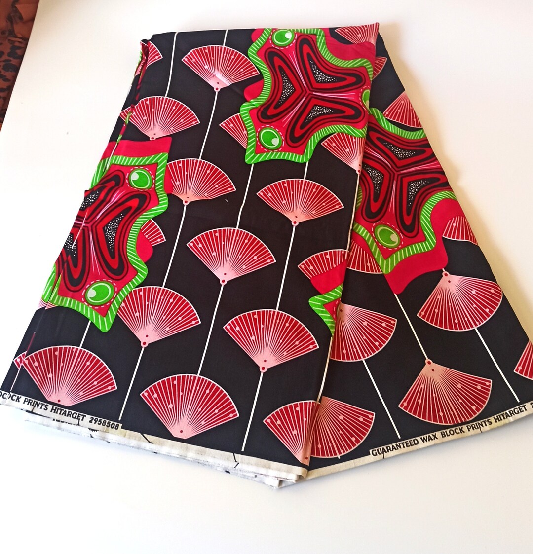 African Print Cotton Fabric: Ankara Crafts & Apparel, Sold by the Yard ...