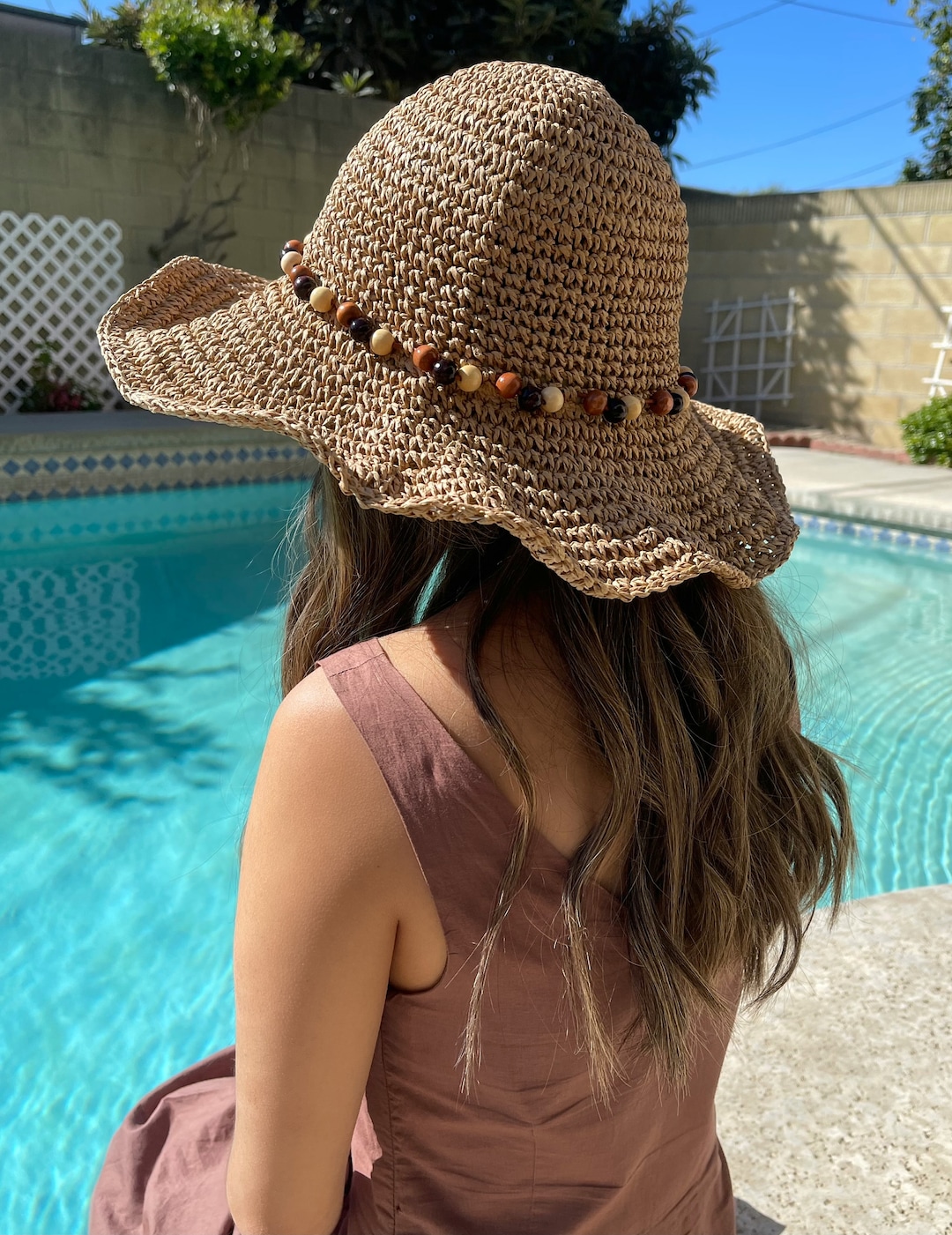 Sun Hats, Personalized Hat, Lightweight Hat, Straw Hat, Beach Hat ...
