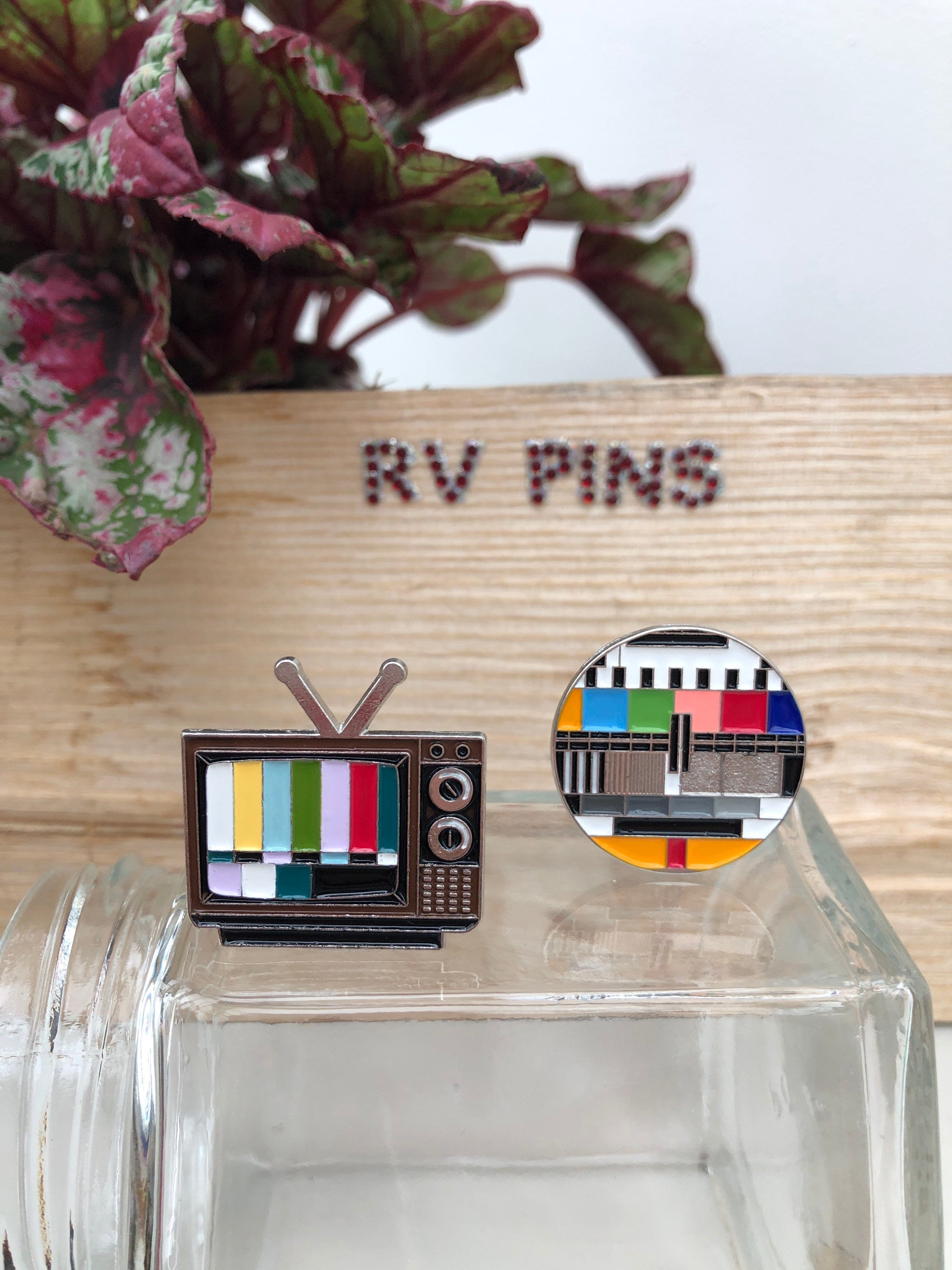 Retro Enamel Pins - Etsy UK
