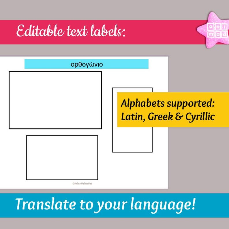 2D Shapes Coloring Pages for Kids: Matching, Cut & Paste Activity ...