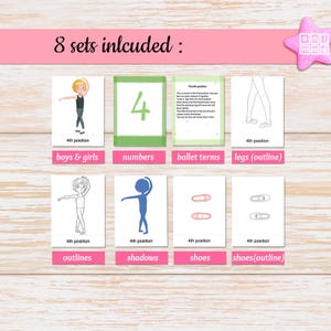 Ballet Primary Positions Printable Flashcards for Boys and Girls, 78 ...