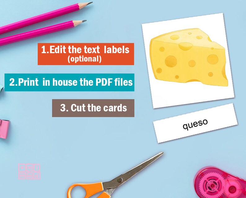 Learn Colors Flashcards for Kids in SPANISH & ENGLISH, Printable ...