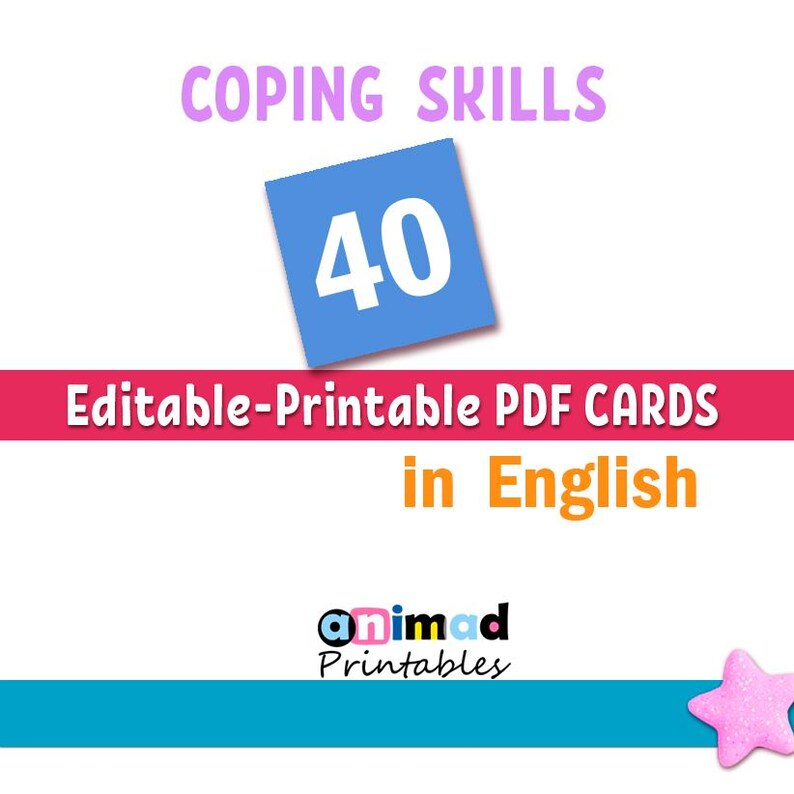 Coping Skills Flashcards: Montessori Educational Resources for Kids ...