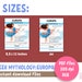 GREEK MYTHS Printable Info Posters for Kids Bundle, Greek Mythology ...