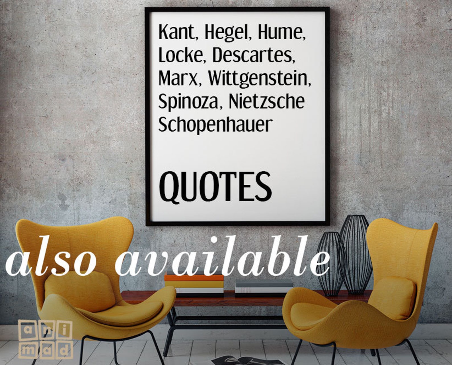 Rene Descartes Inspirational Philosophy Quote Printable Poster for ...