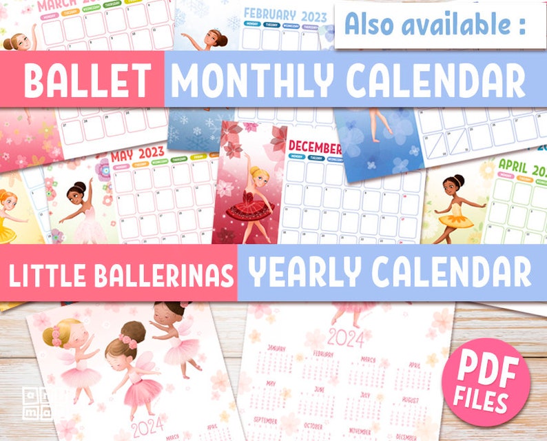 CHRISTMAS BALLERINAS Printable Coloring Poster for Girls, Homeschool ...