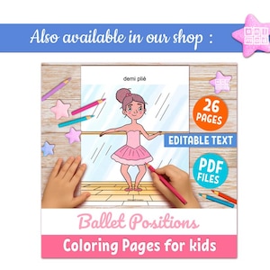 Ballet Primary Positions Printable Flashcards for Boys and Girls, 78 ...