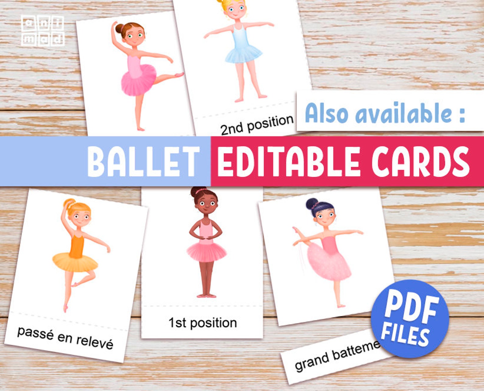PERSONALISED BALLET Primary POSITIONS Printable Poster for Girls ...