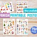 YOGA POSES Printable Poster for Kids in SPANISH, Educational Wall Art ...