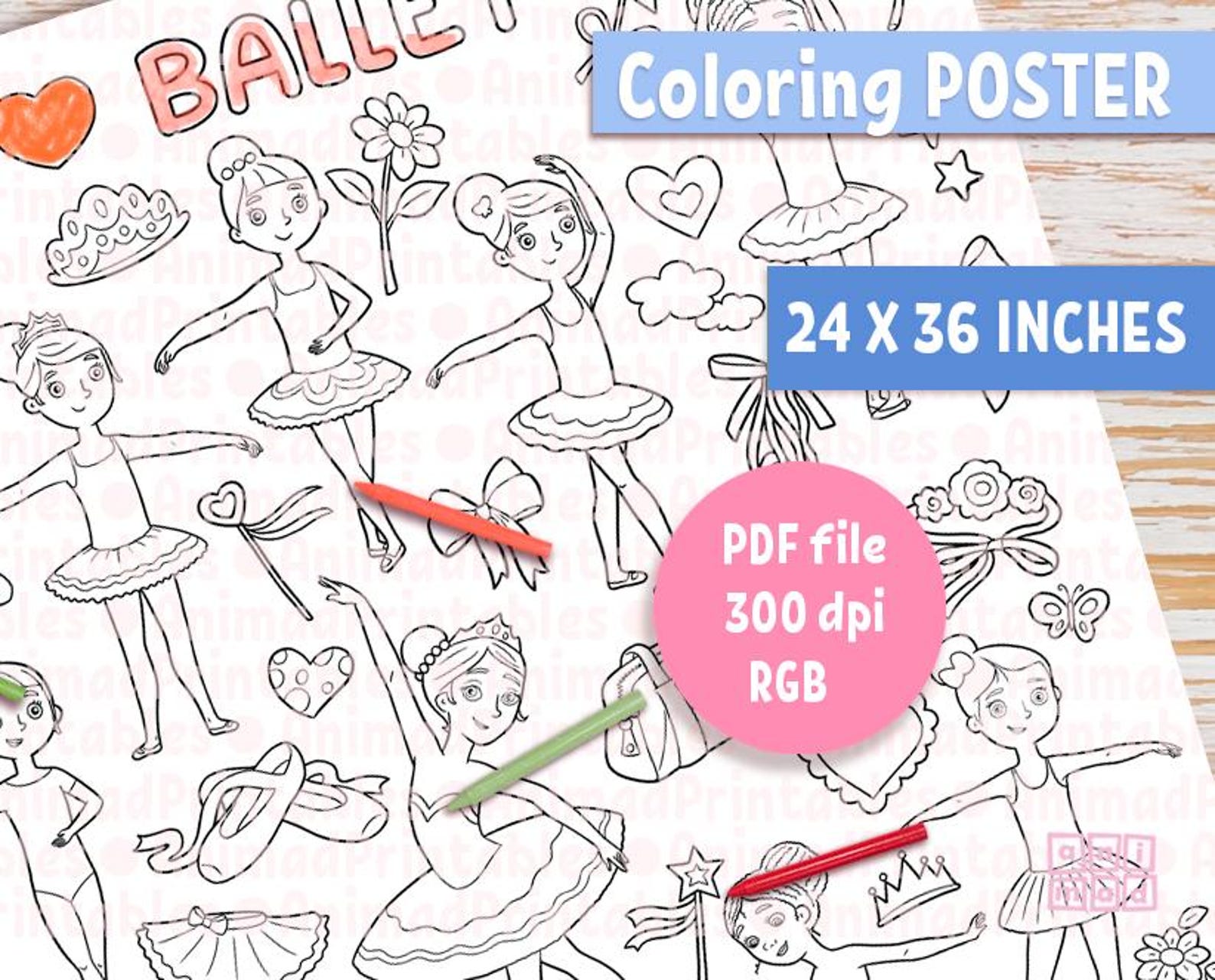 BALLET BUNDLE for Girls, Printable Busy Book Activities, Ballerina ...
