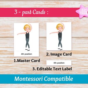 Ballet Primary Positions Printable Flashcards for Boys and Girls, 78 ...
