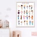 PROFESSIONS Printable Poster for Kids, 24 Occupations and Community ...
