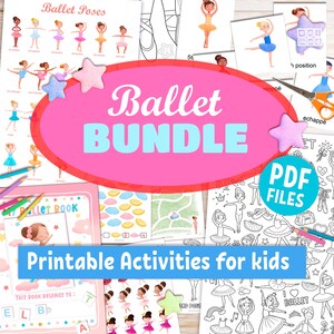 Ballet Printable Bundle for Kids, Montessori Dance Flashcards ...