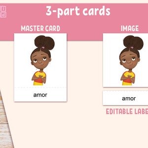 EMOTIONS and FEELINGS Printable Flashcards in Spanish & English for ...