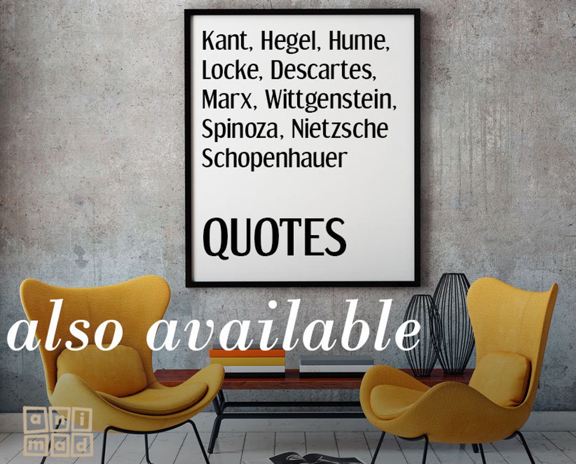 Immanuel Kant Printable Poster, Inspirational Philosophy Quote ...