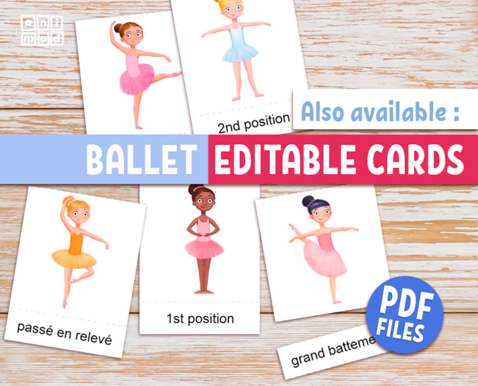 JAZZ DANCE Positions Printable Poster for Kids, Jazz Dance Poses ...