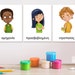Emotions Flashcards for Kids, Greek & English, Montessori 3-part Cards ...