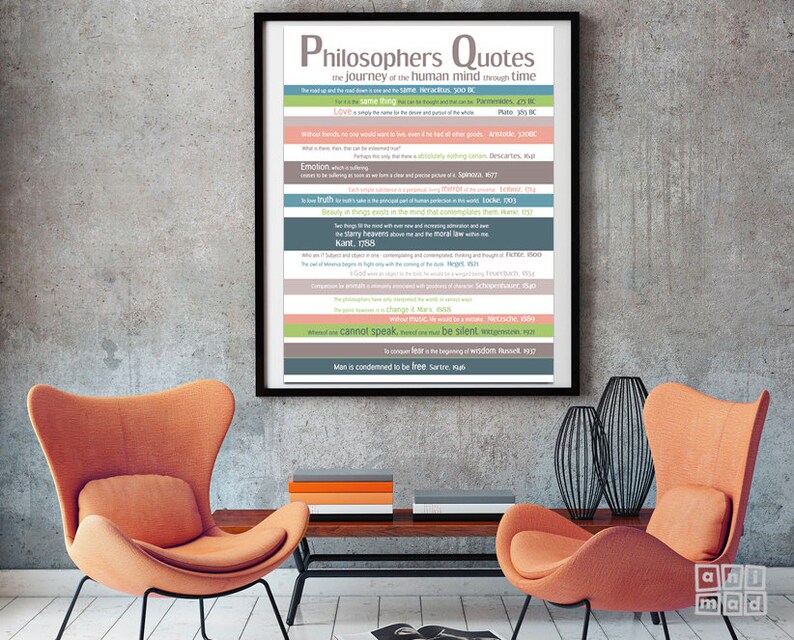 PHILOSOPHY QUOTES Printable Poster for Office and Classroom, Famous ...