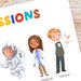 PROFESSIONS Printable Poster for Preschool Kids in FRENCH, Vocabulary ...