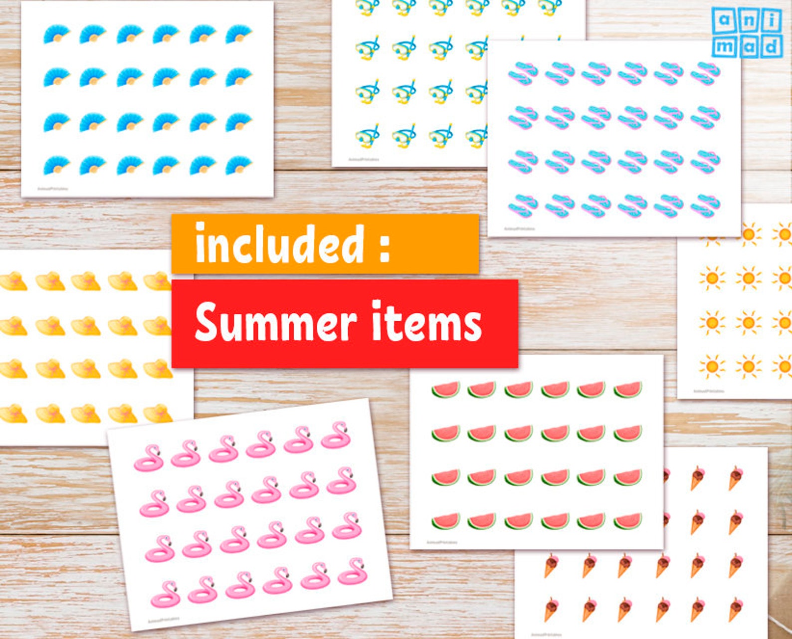 Summer Complete the PATTERN Activity for Preschool and Kindergarten ...