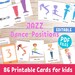JAZZ DANCE POSITIONS Printable Flashcards for Kids, Positions of Feet ...