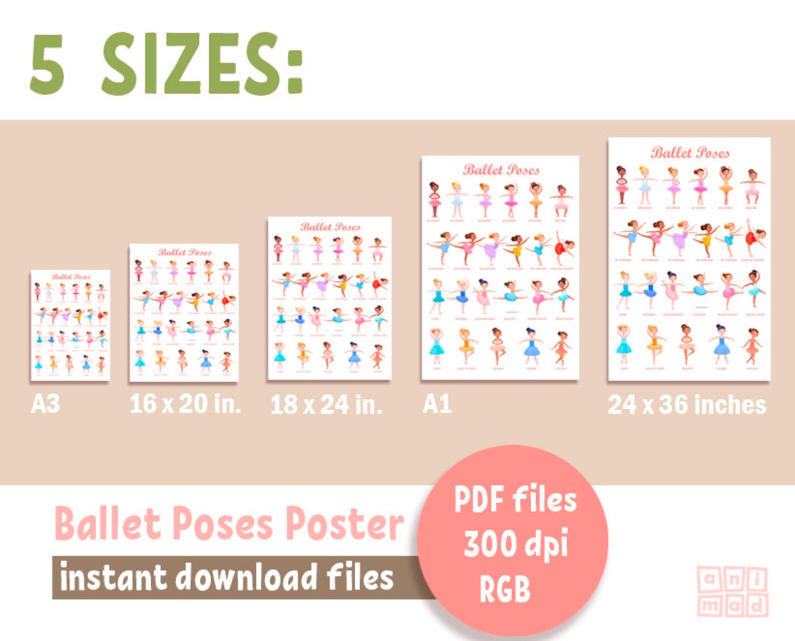 CHECKLIST BALLET Poses Printable Poster for Girls Little - Etsy Australia