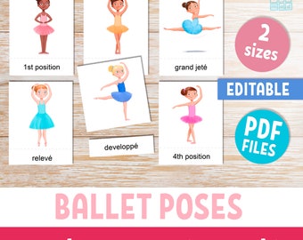 Ballet Flashcards - Etsy