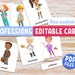 PROFESSIONS Printable Poster for Preschool Kids in FRENCH, Vocabulary ...
