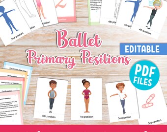 Ballet Flashcards - Etsy