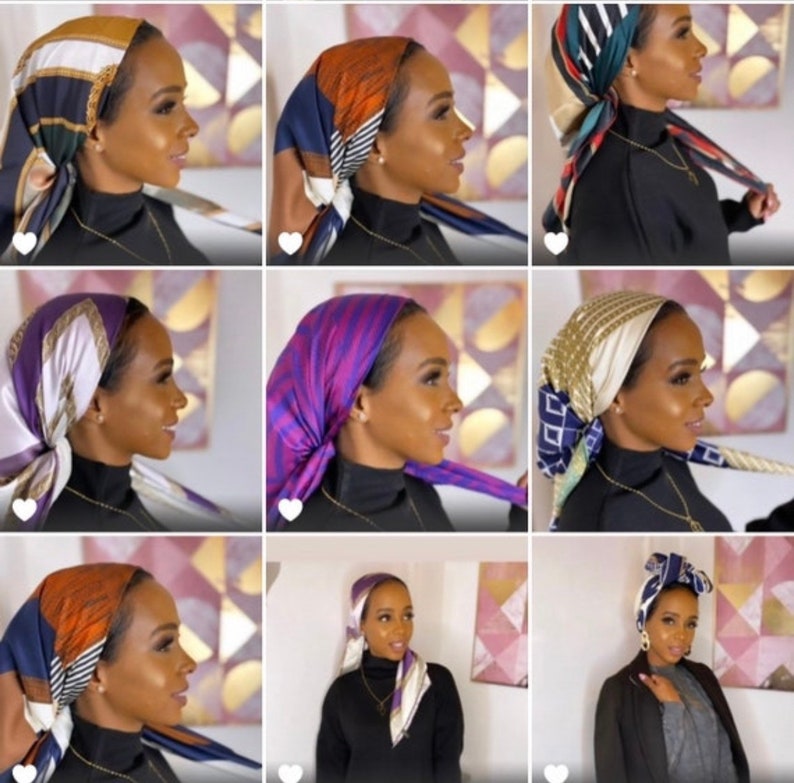 NEW Satin Scarf Turban Hijab Satin Turban Silk Style Scarf - Etsy