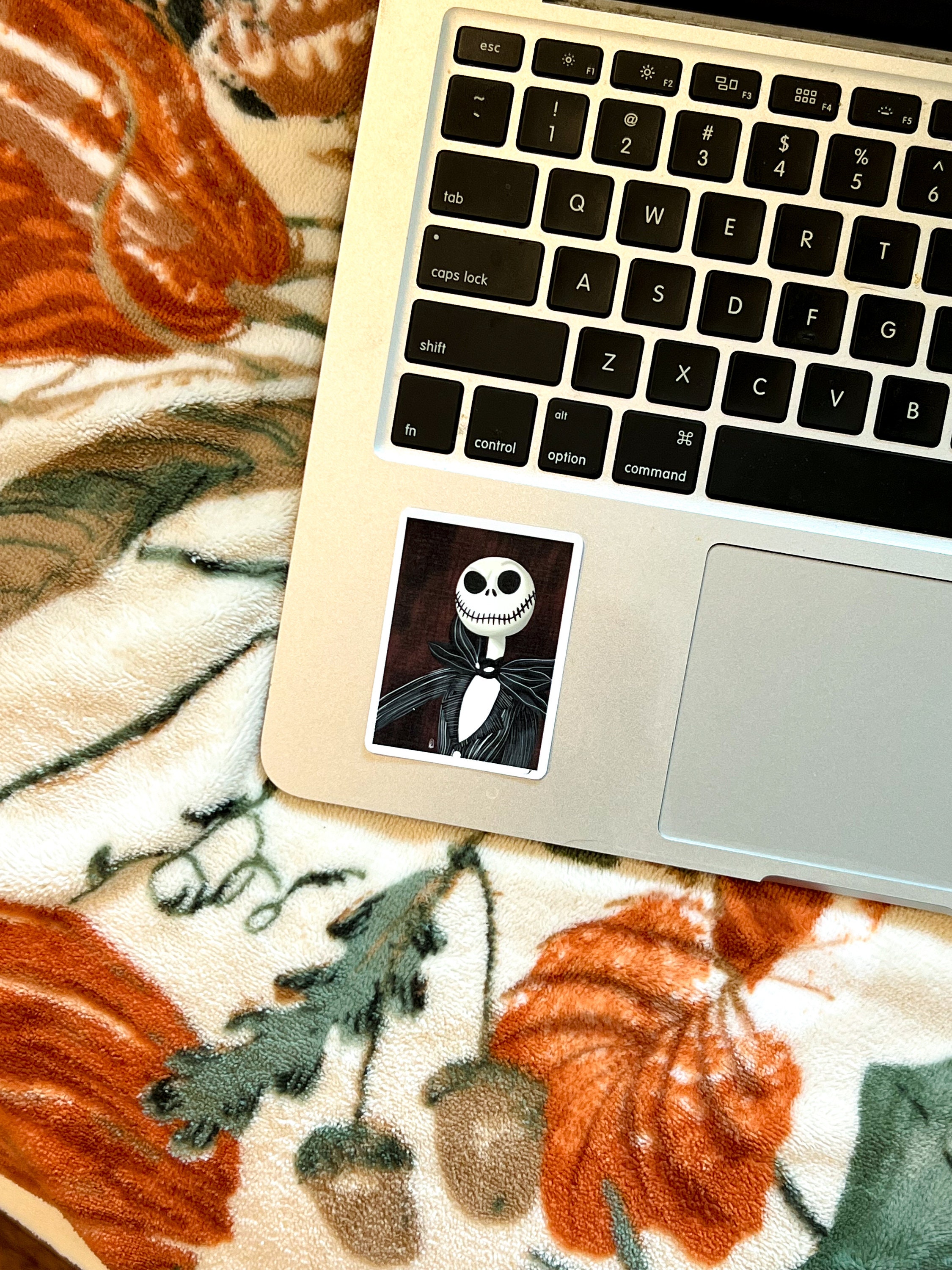 Jack Skellington Sticker, Halloween Sticker, Die-cut, Laptop Sticker ...