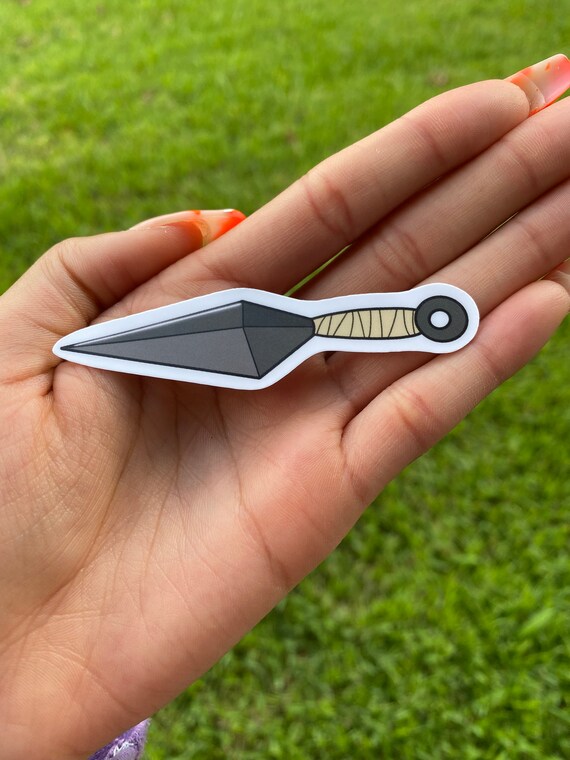Kunai Vinyl Sticker Kunai Knife Ninja Weapon Ninja Knife - Etsy