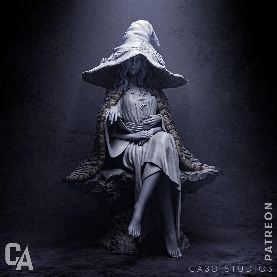 Carian Princess Figure Elden Ring Statue or Model Kit Handpainted or ...