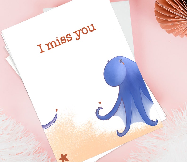 I Will Miss You Card, Miss You Card, Missing You, I Miss You, Long ...