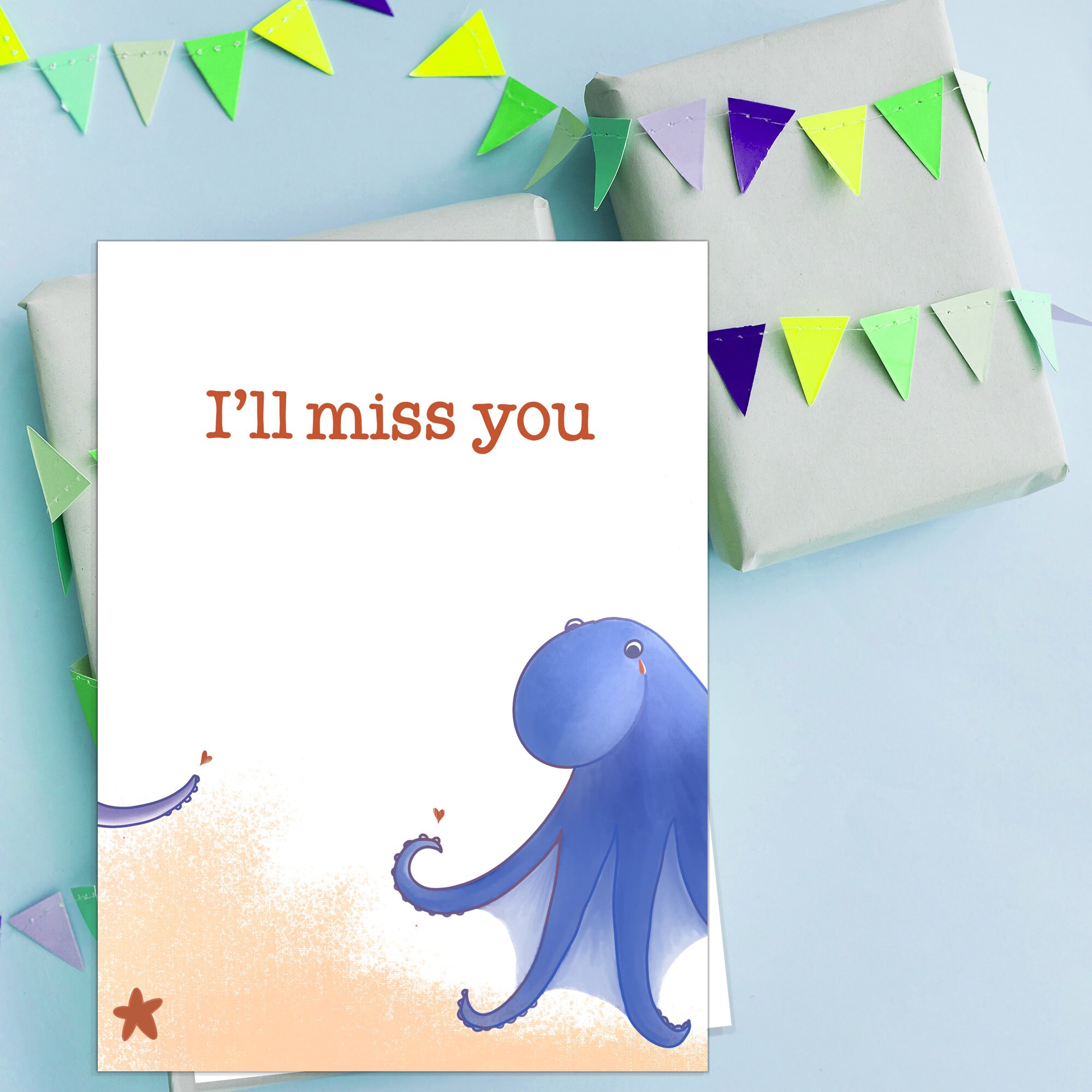 I Will Miss You Card, Miss You Card, Missing You, I Miss You, Long ...