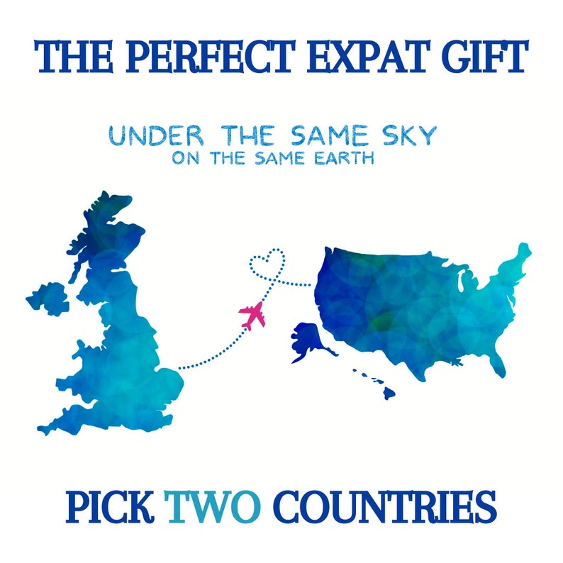 MOVING ABROAD GIFT Magnetic Bookmark, Under the Same Sky, Emigrate Gift ...